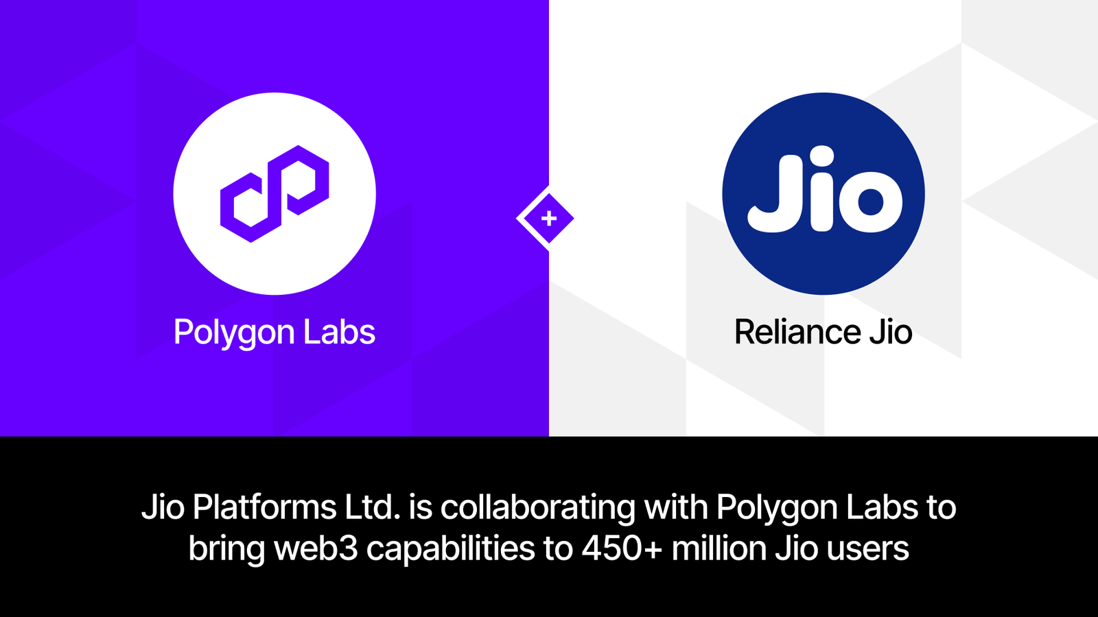 Jio Platforms Ltd. is collaborating with Polygon Labs to Bring Web3 Capabilities to 450+ Million ...